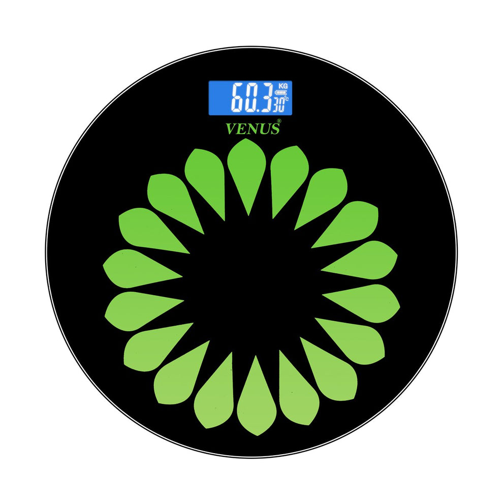 Buy Venus Black Round Digital Personal Weighing Scale At Best Price ...